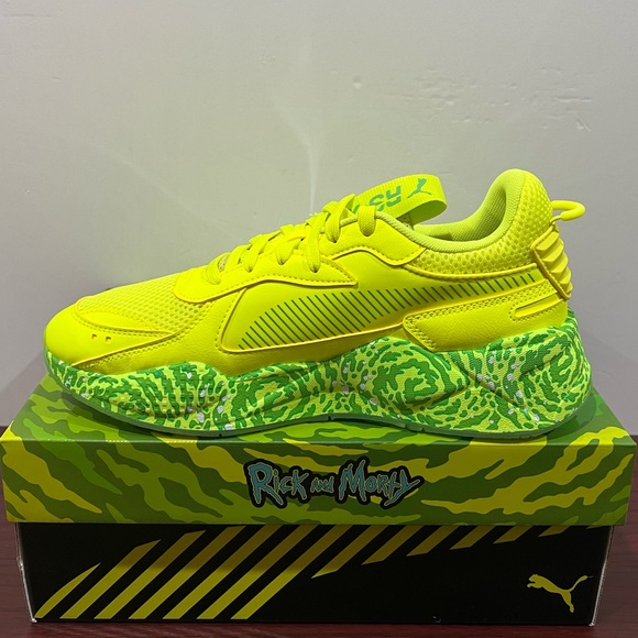 Puma | Shoes | Puma X Rick And Morty Rsx 386781 Green | Poshmark